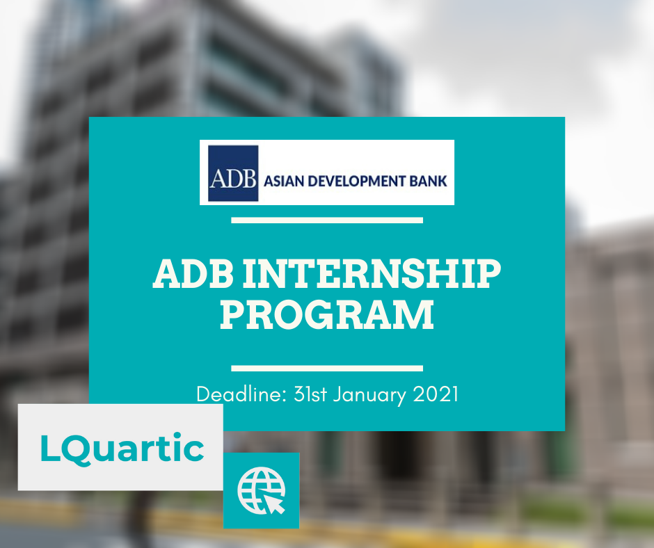 ADB Internship Program – LQuartic